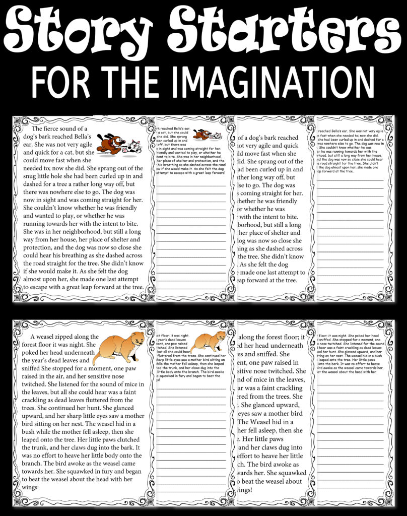 Story Starters For The Imagination (2 Pack) – Creative Writing Prompts ...